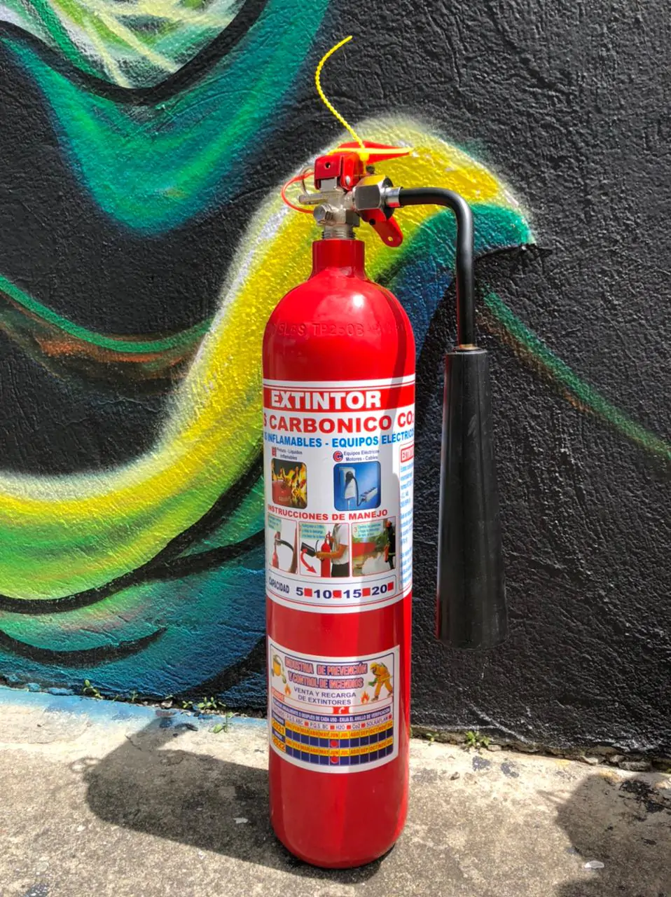 Extintor CO2 En Aleación- Perforaire S.A.S.
